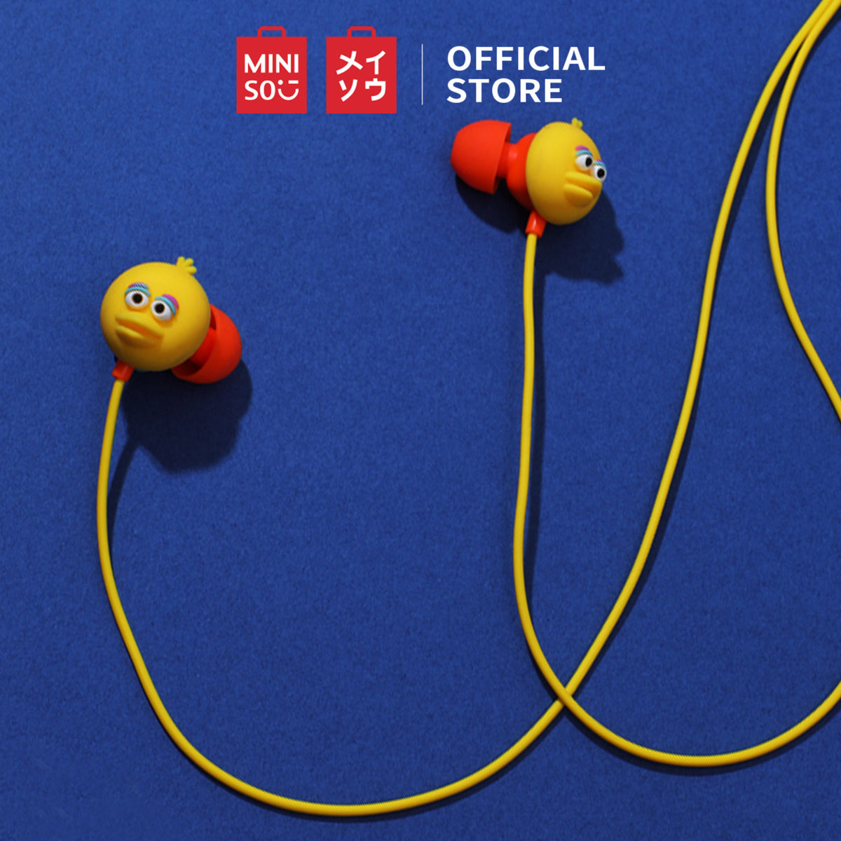 MINISO X Sesame Street Earphone Big Bird | minisoindonesia