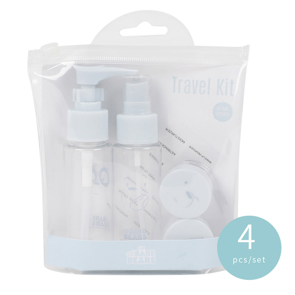 Miniso Official Botol travel set We Bare Bears Travel Kit | minisoindonesia